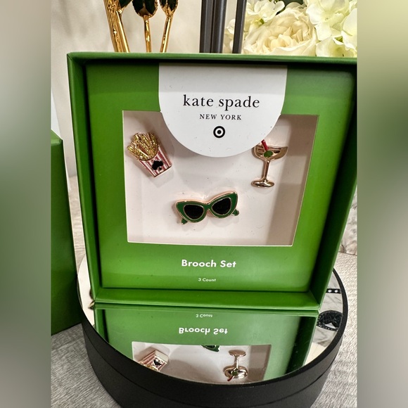 kate spade | Jewelry | Kate Spade Target Collaboration Brooch Set With ...